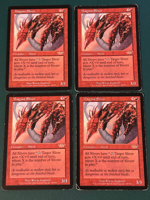 MTG Magma Sliver Legions x4 NM/MP | eBay