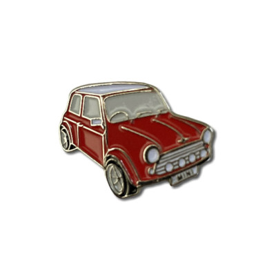 Red Mini Car Enamel Pin Badge Lapel | eBay