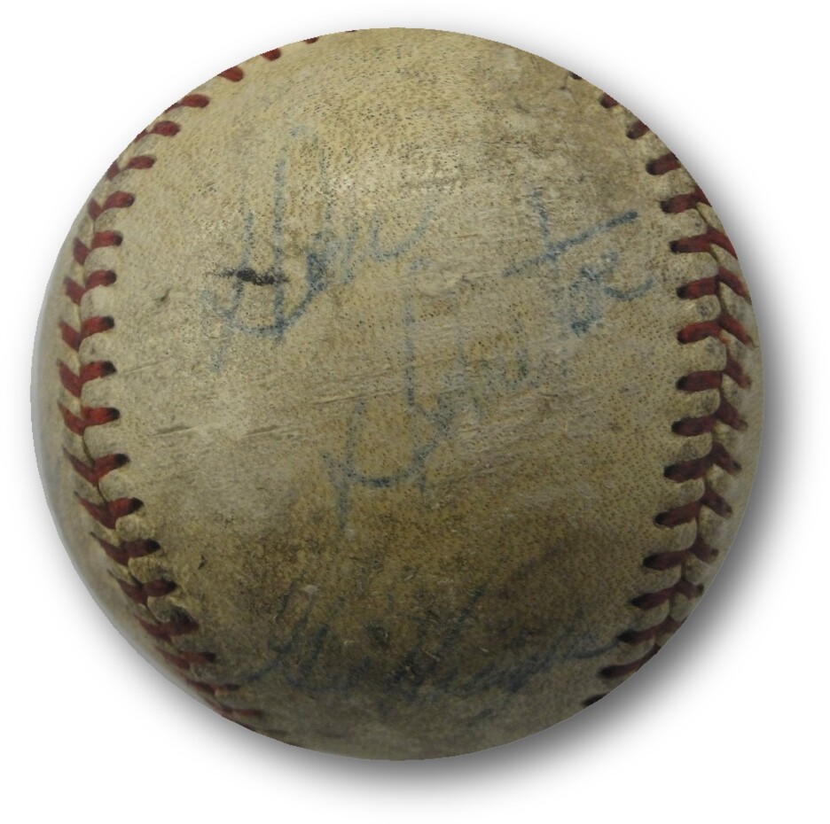 Gil Hodges Don Drysdale Don Demeter Hand Signed Major League Baseball ...