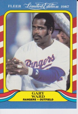1987 Fleer Limited Edition Gary Ward Baseball Card #41 FREE SHIPPING | eBay