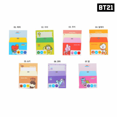 BTS BT21 Official Authentic Goods Letter Ver2 7SET by Kumhong Fancy | eBay