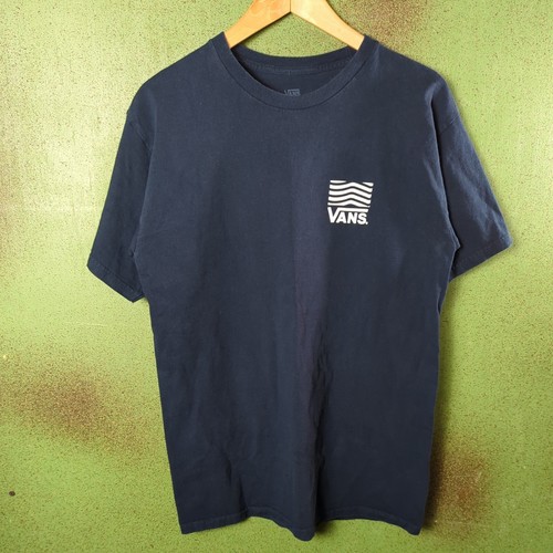 VANS Mens Medium M Size Black Solid Crew Neck Short Sleeve T Shirt Regular Fit | eBay