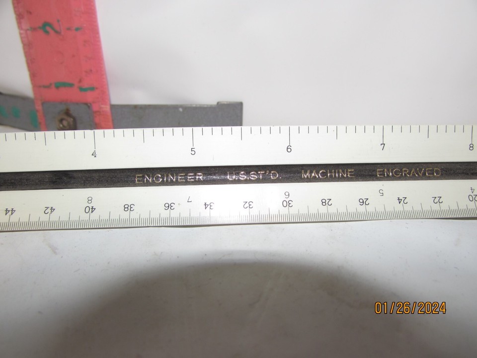 U.S.ST'D. ENGINEER'S RULE - MACHINE ENGRAVED TRIANGULAR RULE | eBay