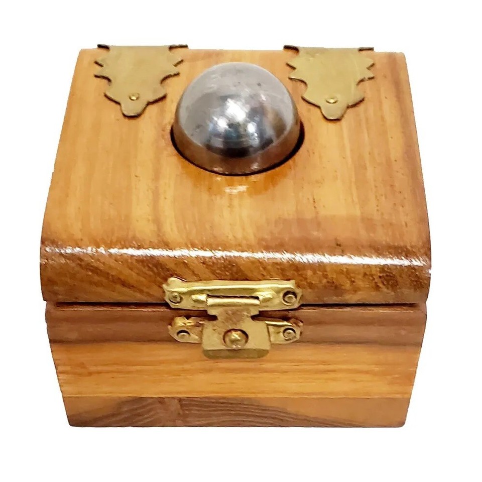 Steel Ball Thru Glass Gimmick Wood Box Penetration Solid Glass Sheet ...