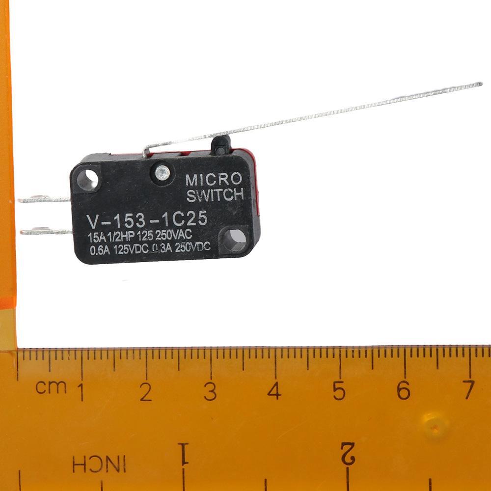 10Pcs 3 Pin Lead Limit Switch V-153-1C25 Limit Switch PCB Terminals | eBay