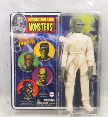 2011 Diamond Select The Mummy 8" Retro Cloth Universal Monsters Figure ...