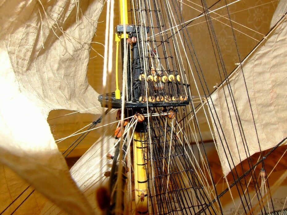 Heller HMS Victory 1:100 - set of 730 pcs CNC Walnut blocks for rigging ...