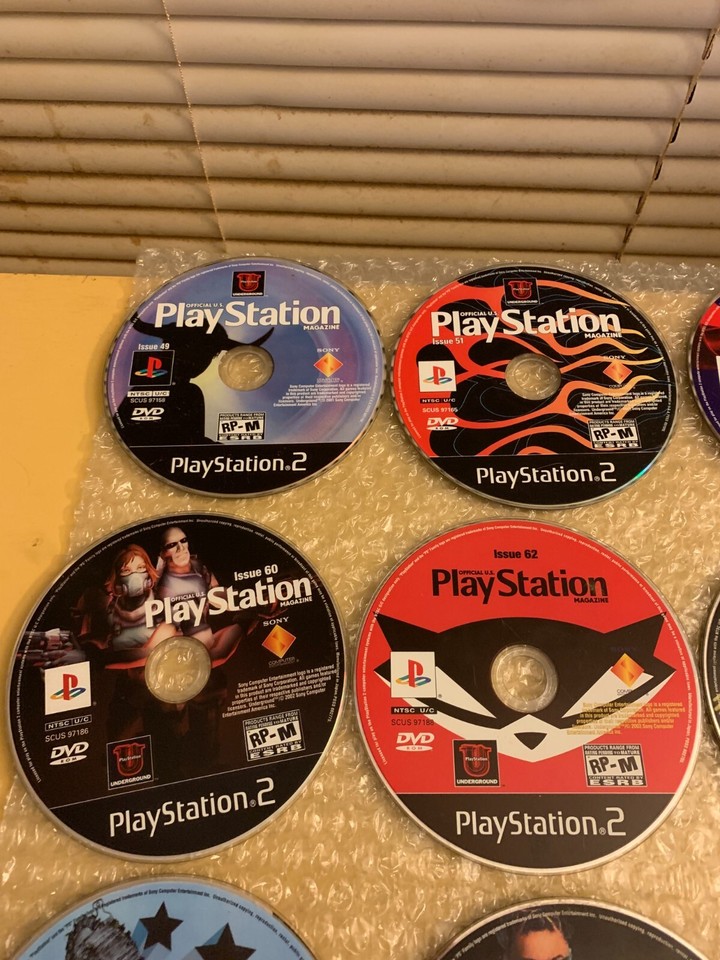 20 PlayStation 2 PS2 Official Magazine Demo Disc Games Bundle Lot ...