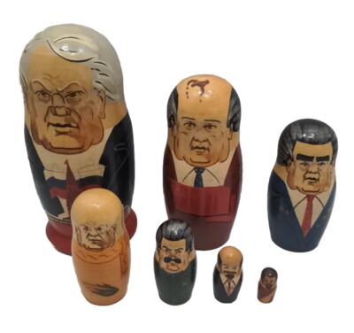 Men Of History Set 7 Soviet Union Russian Political Leaders Nesting ...