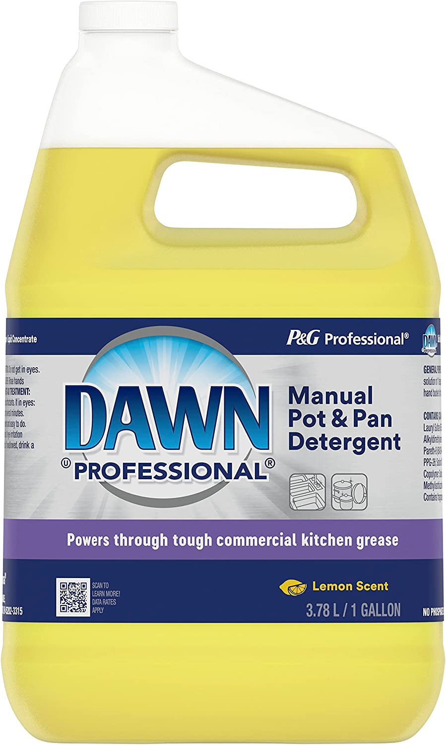 Dawn Professional Dishwashing Liquid Soap Detergent, Bulk Degreaser ...