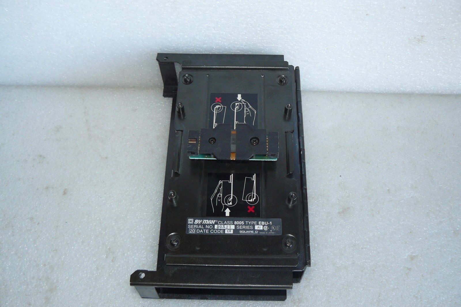 SQUARE D SCHNEIDER ELECTRIC SYMAX CLASS 8005 TYPE EBU-1 EXPANSION BASE ...