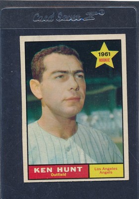 1961 Topps #156 Ken Hunt Angels EX 61T156-22716-3 | eBay