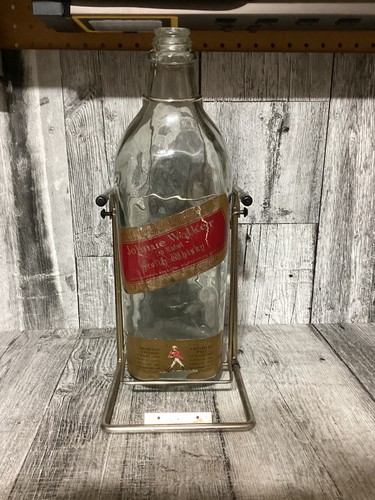 Jonny Walker Red Label Bottle 3.75L On Swing Stand Cradle Pour Tilt No ...