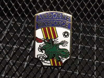 US ARMY MIKE FORCE AIRBORNE ENAMELED LAPEL/HAT PIN NEW | eBay