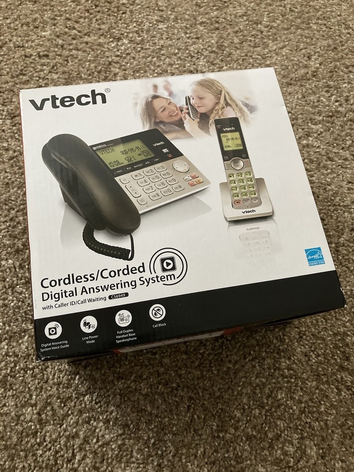 Corded/cordless Dual Handset Telephone System | eBay