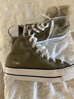 Custom TPWK Embroidered Platform Chuck Taylor Converse 9.5 Harry Styles ...