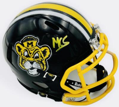 MOOKIE COOPER SIGNED MISSOURI TIGERS FOOTBALL MINI HELMET MIZZOU ...