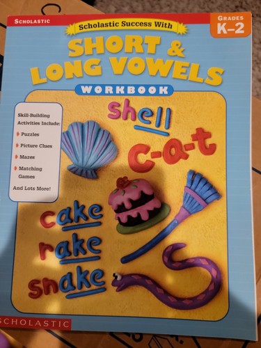 BN Scholastic Success with Short & Long Vowels Gr K-2 (2004 PB) Phonics ...