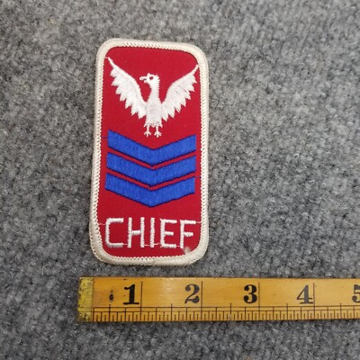 Vintage Navy Chief Sergeant Chevron Eagle Patch L5 | eBay