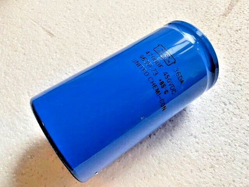 4700uF 450V Large Can Electrolytic Capacitor UCC NIPPON 36DA472F450DF2 ...