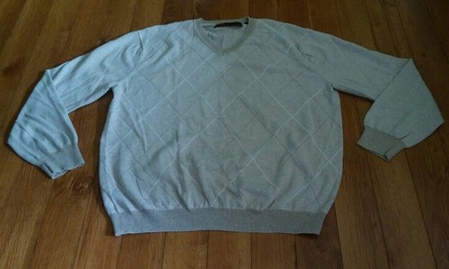 Pre-owned Perry ELLIS Mens V-Neck Sweater Size:L RN#37763 | eBay UK