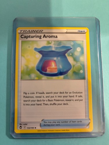 Capturing Aroma Silver Tempest 153/195 Pokemon TCG Card NM/M Regular | eBay