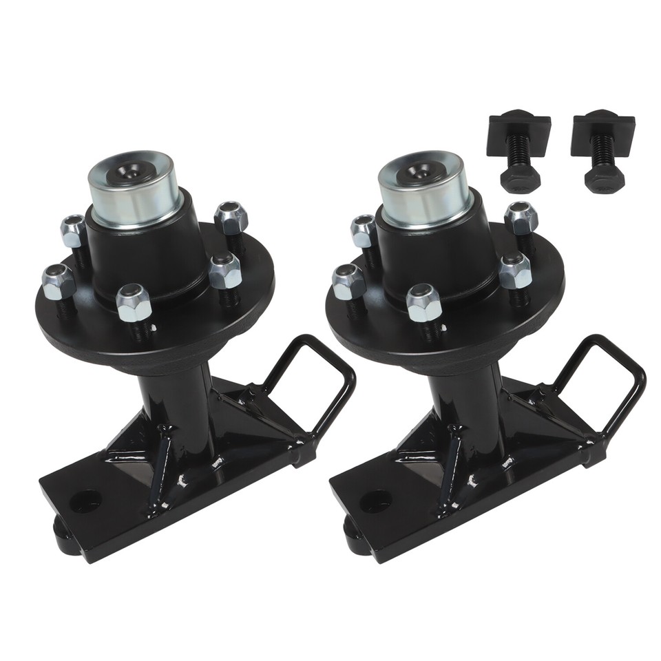 2 For 20/40ft Container Shipping Container Wheels 6x5.5 Lug Bolt on ...