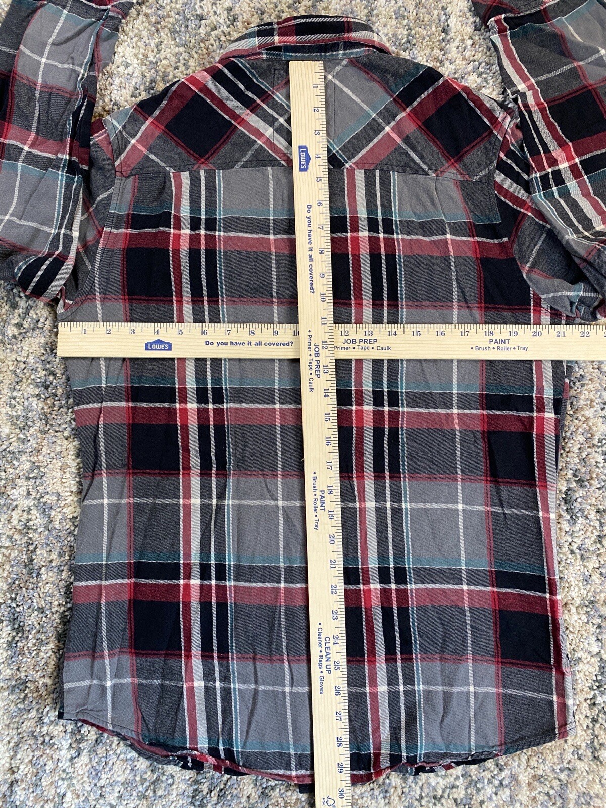 Unionbay 1981 Plaid Button Front Shirt Mens Size Medium Red Black Gray ...