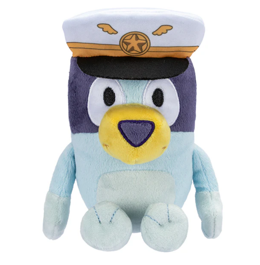 NWT Captain Bluey Plush Toy Soft Bluey Character Stuffed Animal for ...