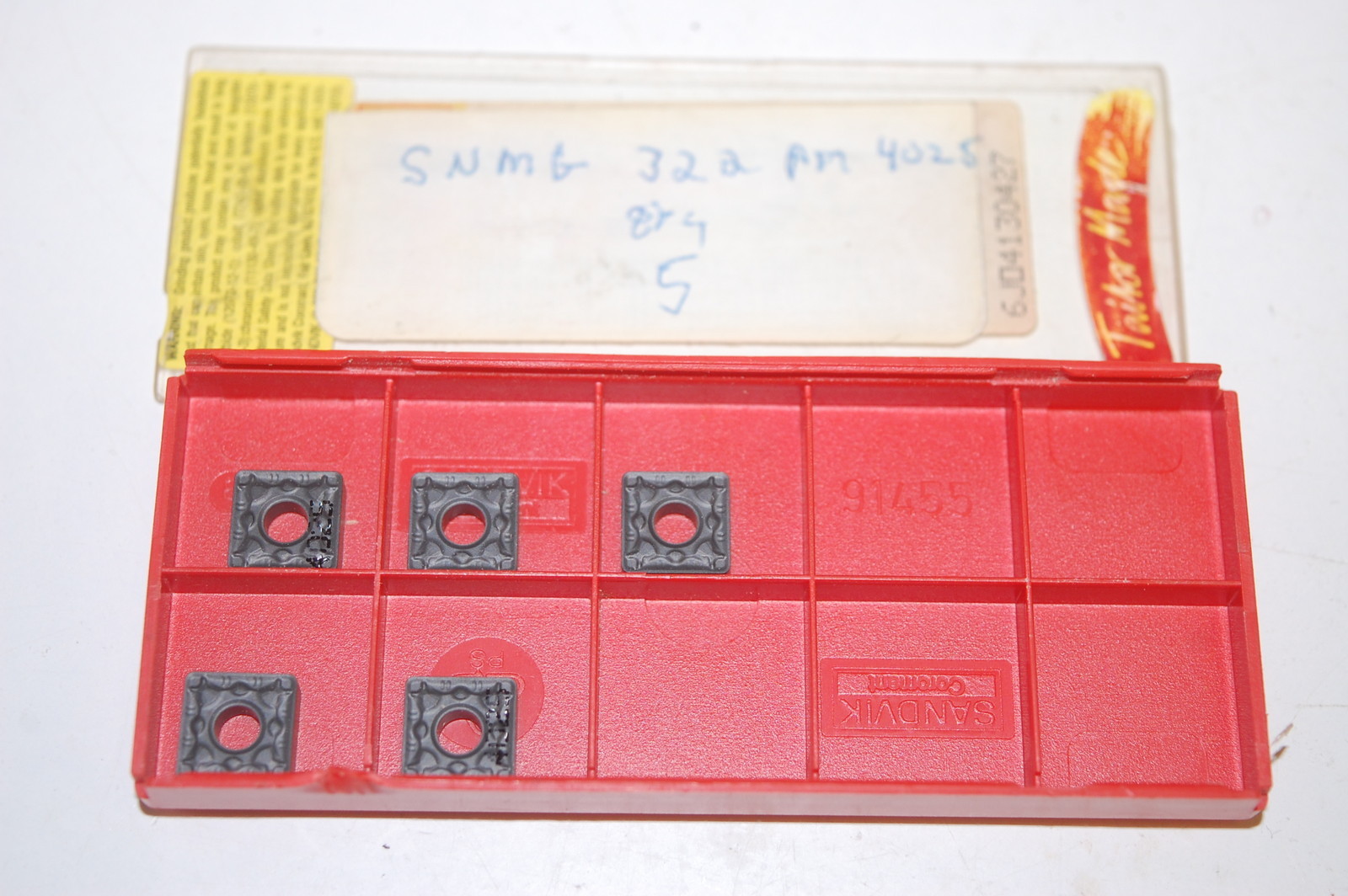 (5) NIB Sandvik Coromant SNMG 322 PM 4025 Carbide Inserts | eBay