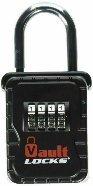 Vault Locks Key Storage Hanging Lock Box With 4 Digit Resettable ...