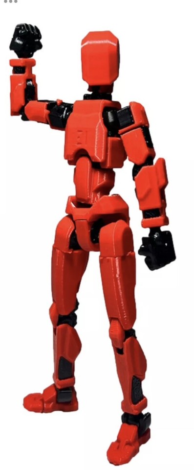 T13 Action Figure, Titan 13, Dummy 13, Toy Robot, 3D Printed Jointed ...