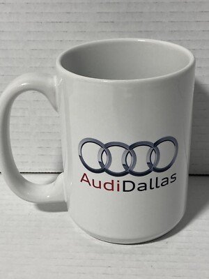 Audi Dallas Texas Dealer Promotional Coffee Mug 16 Fl Oz White Cup Audi ...