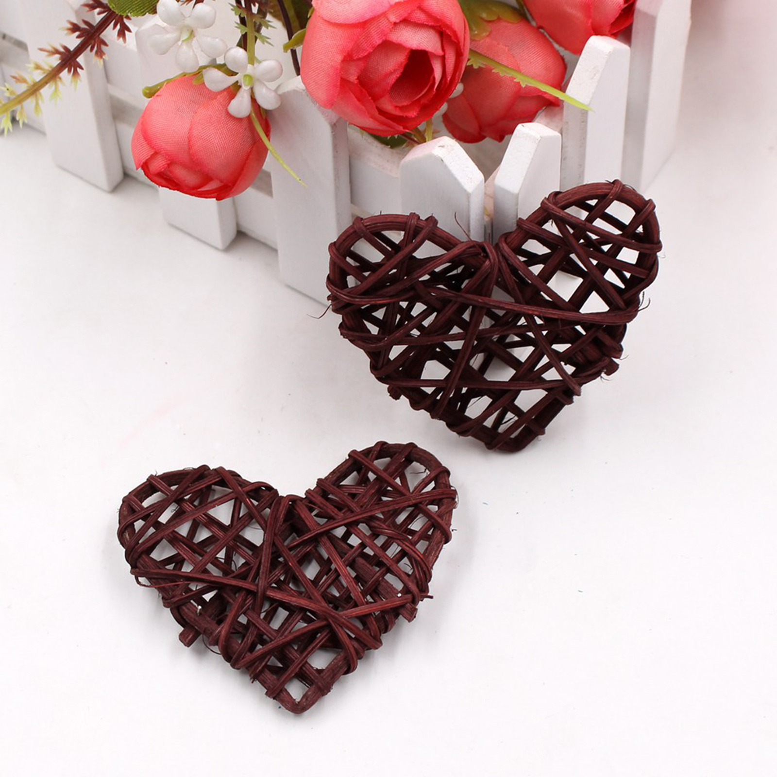 10pcs/set Widget Decor Eye-catching Decorative Eco-friendly Heart Shape ...