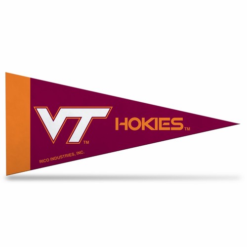 Virginia Tech Hokies NCAA Mini Pennant 9X4 Inch, Felt, Made in USA ...