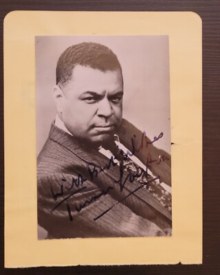 TURNER LAYTON JAZZ AUTOGRAPH MUSICIAN SCARCE SIGNED PHOTO WOW | eBay