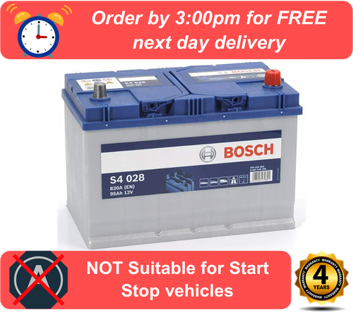 S4028 Bosch S4 (335) Heavy Duty Car Battery 4 Year Warranty | eBay UK