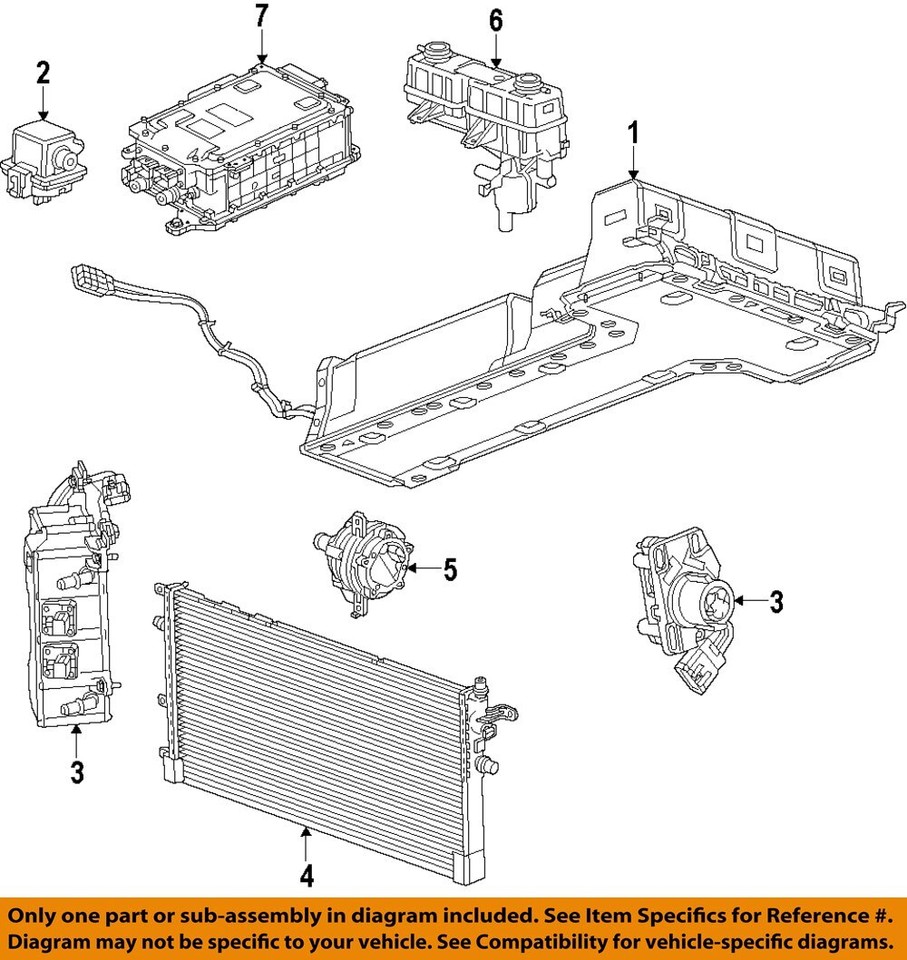 2011-2015 Chevy Volt Battery Coolant Reservoir Tank GM | 22940436 | OEM ...