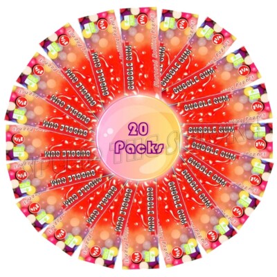 New Bubble Gum Flavored Rolling Paper 1 1/4 Size 77mm Wood Paper 20 ...