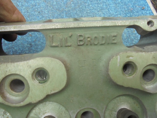 BRODIX V6 Aluminum Cylinder Heads Lil Brodie 1 pc IMCA IHRA NHRA ...
