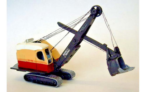 Bucyrus Erie #22Face Shovel Excavator Cast Metal Kit HO Scale By ...