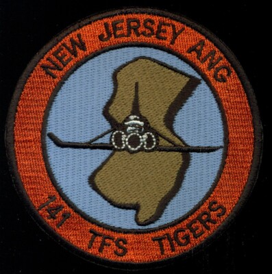 USAF 141st TFS Tigers New Jersey ANG F-4 Tactical Fighter Squadron ...