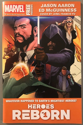 Marvel Previews #9 Heroes Reborn Spider-Man X-Men Avengers Yu Cover NM ...