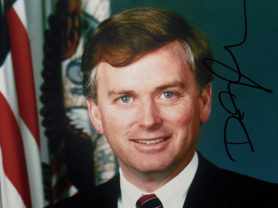DAN QUAYLE AUTOGRAPHED 8X10 COLOR PHOTO (FRAMED & MATTED) - VICE ...
