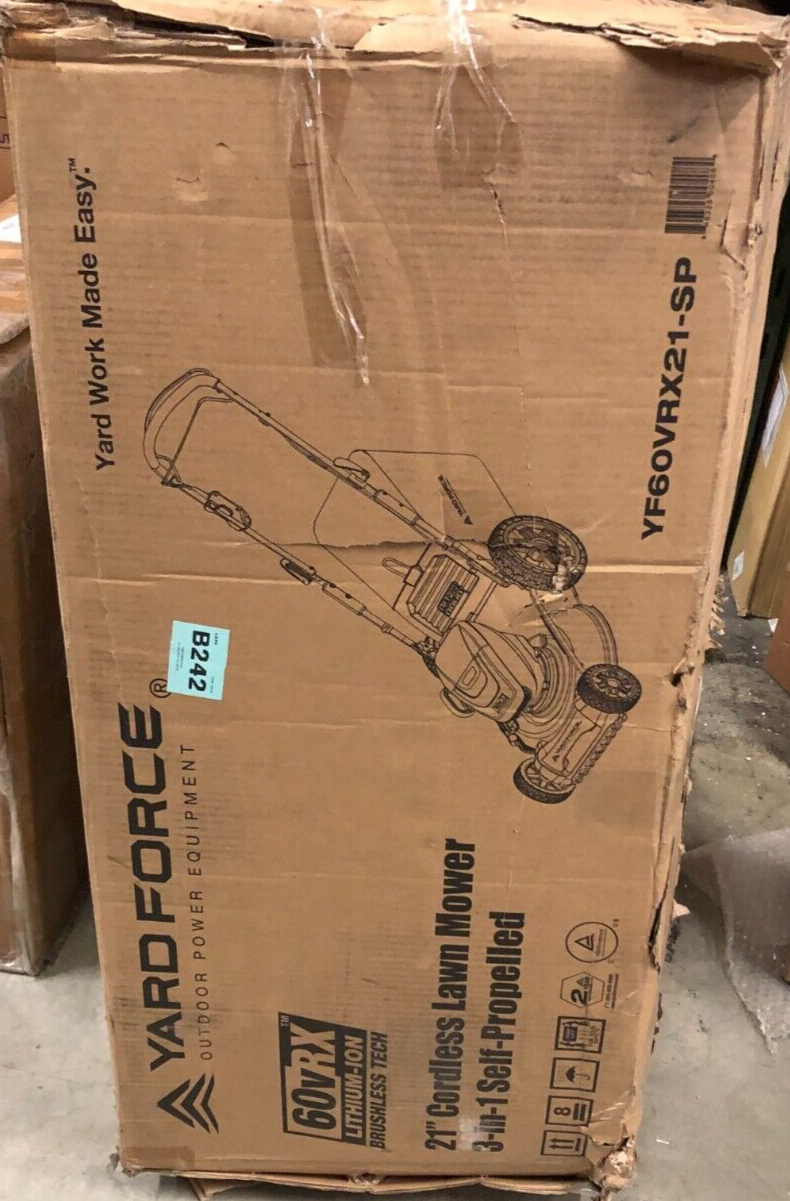 Merotec 114083 21 in. 60V 3 to 1 Lawn Mower | eBay