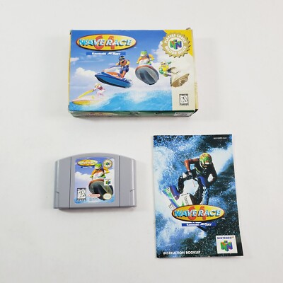 Wave Race Nintendo 64 N64 with Authentic Box and Instruction Manual | eBay