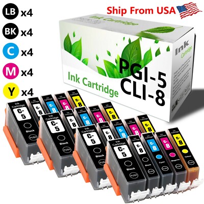 20PK PGI-5 CLI-8 Ink Cartridge for PIXMA iP4200 PIXMA iP4300 PIXMA ...