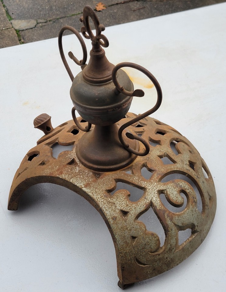 Antique G. Dockash Cast Iron Parlor Wood Stove Finial Topper | eBay