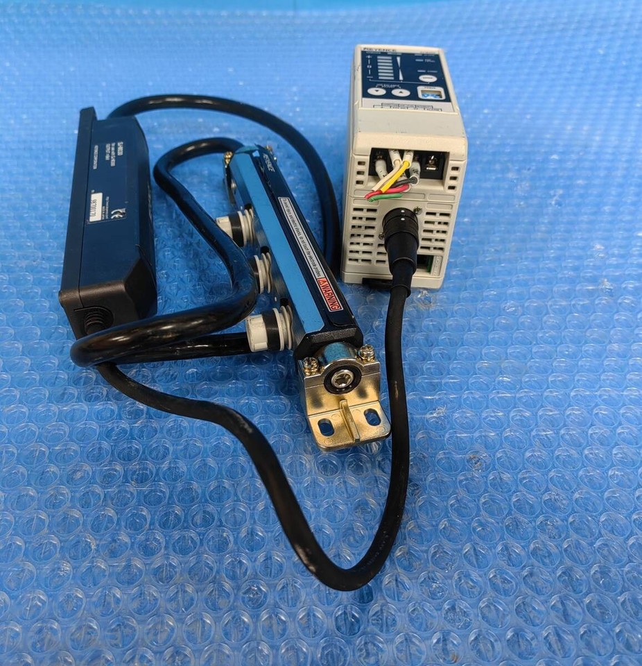 [YH1679] KEYENCE SJ-M030 SJ-M300 Ionizer Static Elimination Device ...