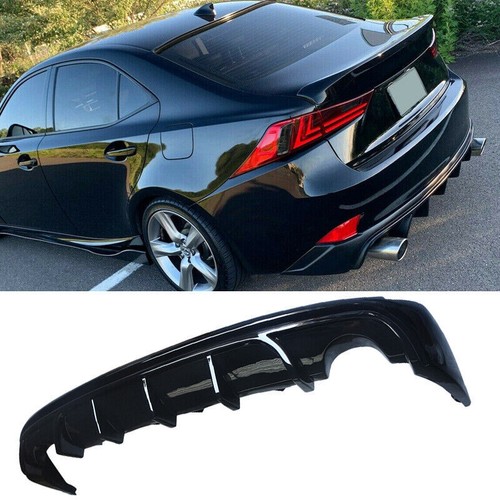 For 2014-2016 Lexus IS250 IS350 IS200t Rear Bumper Lip Diffuser Gloss ...